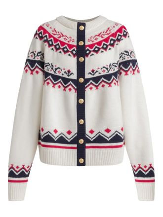 Alberta Ferretti cardigan en laine - Tons neutres