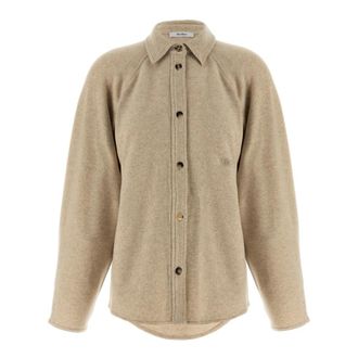 Max Mara Ceci Overshirt - - Blouses & Shirts - Damen - Beige - M