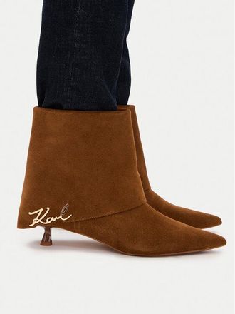 Karl Lagerfeld Stiefeletten KL30142 Braun