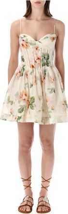 Zimmermann Femme, Robes, Multicolore, Taille: 38 FR Carousel Corset Mini Dress
