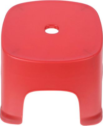 NUOBESTY Toilettenhocker aus Kunststoff Rutschfester Badezimmer Tritthocker Kleiner Fu&szlig;hocker f&uuml;r Erwachsene und Stabiler PVC Hocker f&uuml;r Nat&uuml;rliches Hocken