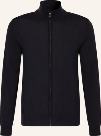 Joop Strickjacke Davis Aus Merinowolle blau