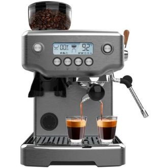 Cecotec Cecotec Cafeti&egrave;re Expresso Barista Power Espresso 20 Barista Steel & Grind. 2200W, 20 Bars, Moulin Conique