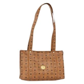 MCM Pre-owned Plastic Schultertasche - - Pre-owned - Damen - Braun - ONE SIZE