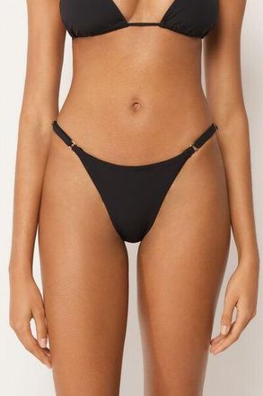 Calzedonia Tanga-bikinihose Premium Fit Schwarz