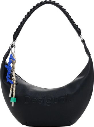Desigual Femme, Sacs, Noir, Taille: ONE Size Half Logo Zante Bag