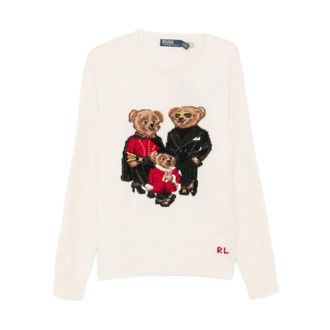 Polo Ralph Lauren Polo Bear Pullover - - Knitwear - Herren - Wei&szlig; - S
