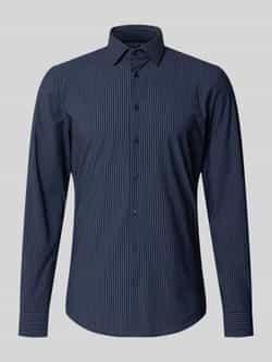 Jake*s Slim Fit Business-Hemd mit Kentkragen