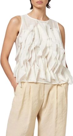 Alpha Industries Femme, Tops, Beige, Taille: 42 FR Maglia Alpha