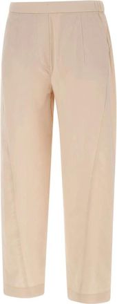 Elena Miro Femme, Pantalons, Beige, Taille: 42 FR Pantalon Droit