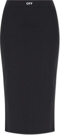 Off-white Femme, Jupes, Noir, Taille: 38 FR Jupe crayon