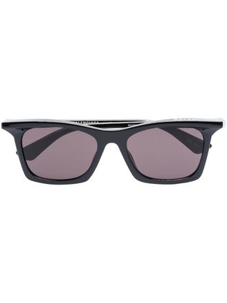 Balenciaga lunettes de soleil &agrave; monture rectangulaire - Noir