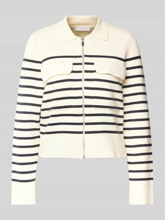 Rich & Royal Cardigan mit durchgehendem Rei&szlig;verschluss