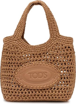 Tod's Femme, Sacs, Brun, Taille: ONE Size Due Manici Mini