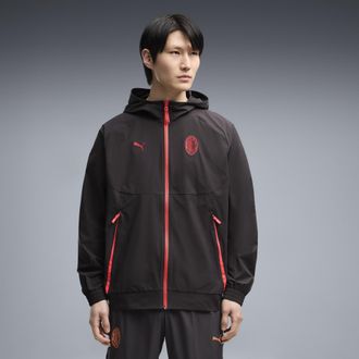 Puma Veste d&eacute;contract&eacute;e &agrave; zip PUMATECH AC Milan Homme, V&ecirc;tements, Gris, XXL