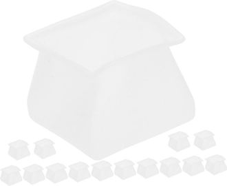 PartyKindom 14 Stück Teiliges Silikon Stuhlbeinschutz mit Rutschfestem Design Transparente Möbelbein abdeckungen Geräuschdämpfend und Kratzfest Geeignet für Stuhl