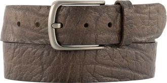 Lindenmann Herren Gürtel braun Leder geprägt