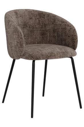 MID.YOU Mid.you Armlehnstuhl, Hellbraun, Metall, Textil, Rundrohr, 55x79x55 cm, Esszimmer, St&uuml;hle, Esszimmerst&uuml;hle, Armlehnenst&uuml;hle