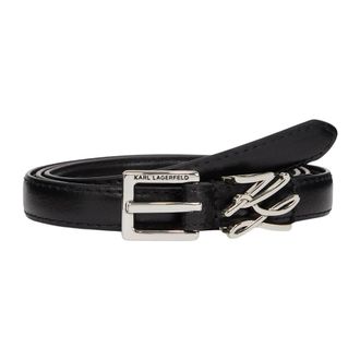 Karl Lagerfeld K/autograph Slider G&uuml;rtel - - Accessories - Damen - Schwarzk - 95 CM