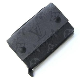 Louis Vuitton Pre-owned Monogram Eclipse Coin Case - - Pre-owned - Herren - Schwarzk - ONE SIZE