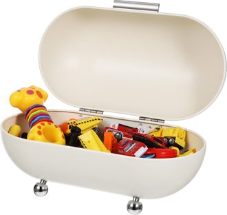 Cabilock Metall-brotkasten Für Schreibtisch Luftdichter Lebensmittelbehälter Brotaufbewahrungsbox Retro Design Robust Aus Eisen Vielseitig Für Küche Und Zuhaus