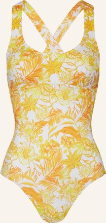 Vilebrequin Badeanzug Tahiti Flowers gelb