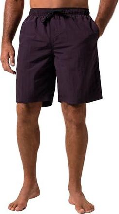 JP1880 Hommes Jusquau 7 XL - Short de Bain Longueur Genou. Taille élastique et Slip intégré - sèche Rapidement, Violet foncé 4XL 702526120-4XL