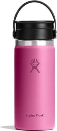 Hydro Flask Coffee Flask 473 ml (16 oz) - Café - Acier Inoxydable - Isolation à double paroi - Bouchon pour Siroter Antifuite - Reef
