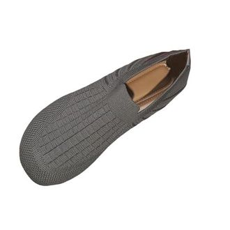 Generic Chaussures de marche &agrave; enfiler pour femme - Coupe large - En maille - Bout rond - L&eacute;g&egrave;res - Respirantes - Classiques - Confortables - Style d&eacute;contract