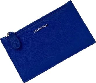 Balenciaga Porte-monnaie Pre-owned - Femme - Pre-owned - Bleu - Taille: ONE Size