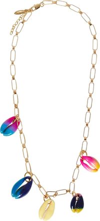 Allthemust Collier Chaine Multi Coquillage Plaque Or Allthemust