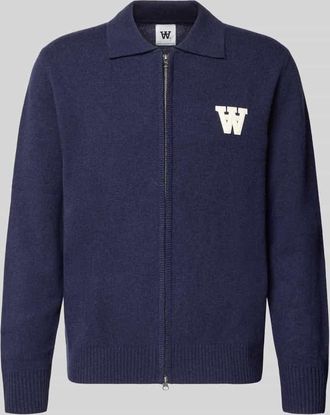 Wood Wood Cardigan aus Wolle mit Zweiwege-Rei&szlig;verschluss Modell Tay