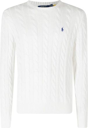 Polo Ralph Lauren Homme, Pulls, Blanc, Taille: L Pulls &agrave; col rond