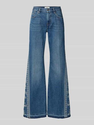 BA&SH Flared Jeans mit Motiv-Stitching Modell VIVY