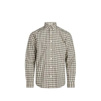 GANT Chemise droite col boutonn&eacute; &agrave; carreaux en coton