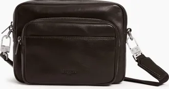 Le Tanneur Petit sac bandouli&egrave;re Marceau en cuir huil&eacute;