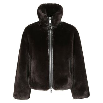 Pinko Pinko, Femme, Vestes, Brun, Taille: 34 FR Estebana Blouson