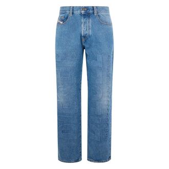 Diesel Hellblaue Jeans- Straight Fit- Elegant - - Jeans - Herren - Blau - W32