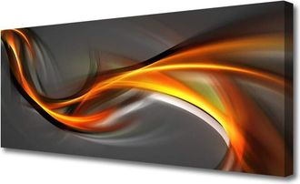 Tulup LeinwandBild 125x50cm - Wandbilder Druck Leinwandbild Canvas Kunstdruck Leinwanddruck - Abstrakt Kunst