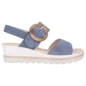 Gabor Flat Sandalen - - Shoes - Damen - Blau - 44 EU