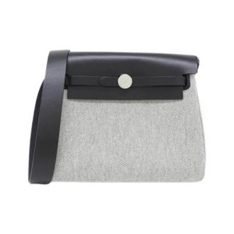 Herm&egrave;s Pre-owned Vintage Canvas Shoulder Bag - - Pre-owned - Damen - Schwarzk - ONE SIZE
