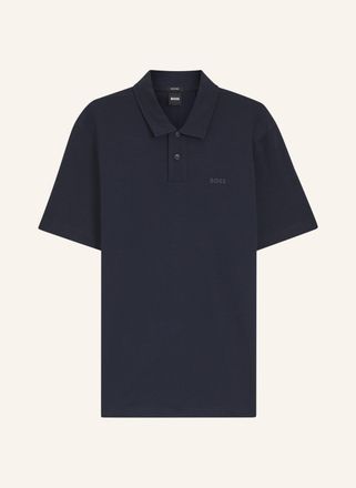 HUGO BOSS Polo Pe_Slub_Z Regular Fit blau