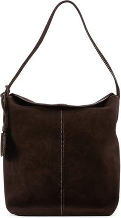 Flattered Sac bandouli&egrave;re Alda Grande en cuir daim