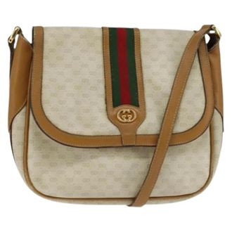 Gucci Sac bandouli&egrave;re vintage Pre-owned - Femme - Pre-owned - Beige - Taille: ONE Size