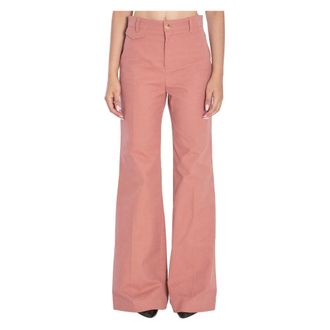 Chlo&eacute; Wide Hosen - - Trousers - Damen - Rosa - S
