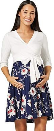 Happy Mama Chelsea Clark. Femme Maternit? Robe de Grossesse Demi Manche Col en v. 657p (Style 4, 38-40, M)