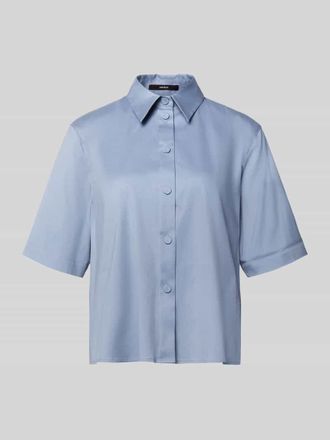 Windsor Bluse mit verl&auml;ngertem R&uuml;cken und Kentkragen