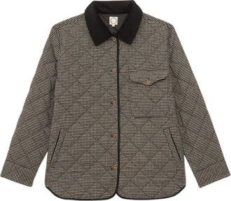 Ines De La Fressange Femme, Vestes, Noir, Taille: 44 FR Veste Milady &agrave; carreaux