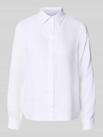 GANT Regular Fit Leinenbluse mit Label-Stitching