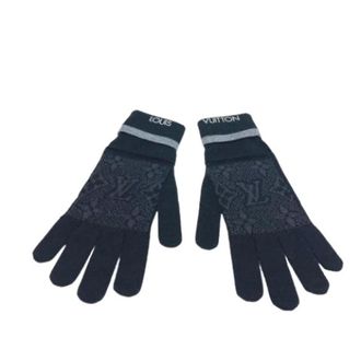 Louis Vuitton Pre-owned Laine gants - Homme - Pre-owned - Noir - Taille: ONE Size